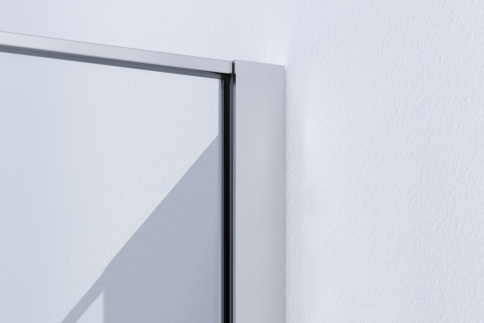 Inloopdouches met RVS-kleurig profiel| Brushed Frame | BRAUER kranen